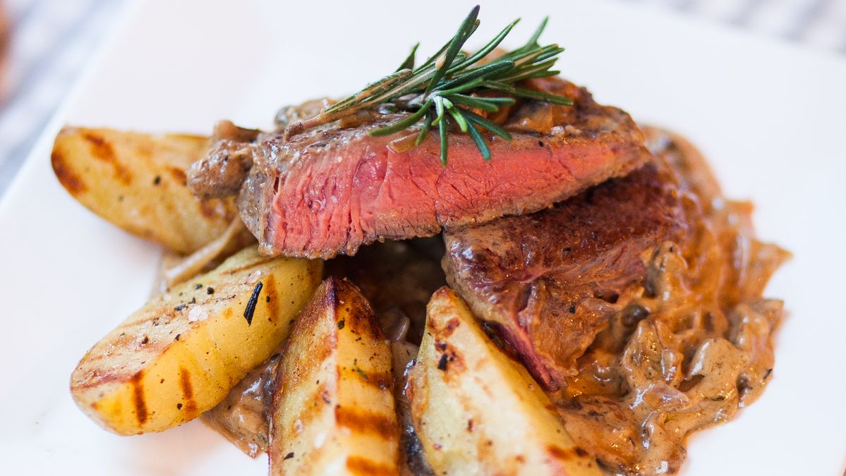 Steaky se smetanovou omáčkou - Proženy