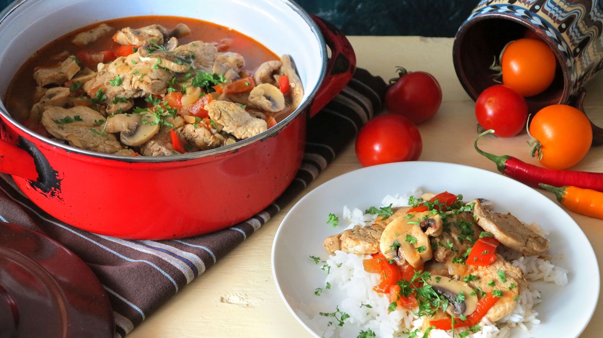 Kavarma: dušené vepřové maso z Bulharska - Proženy